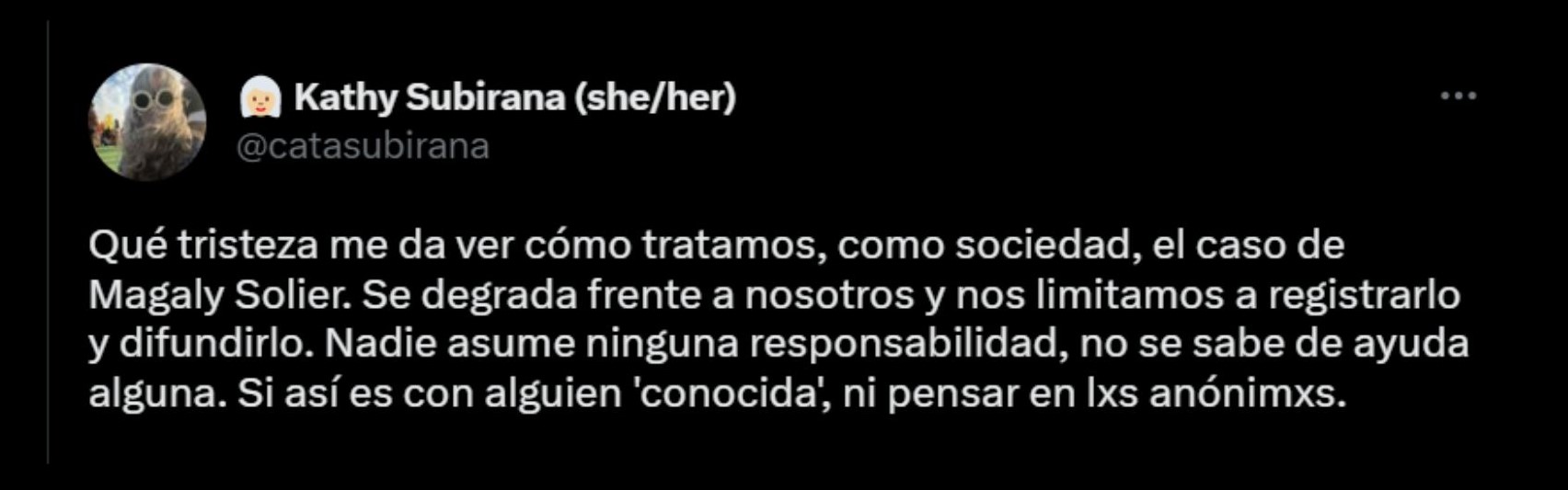 “estamos Contigo” Piden Ayuda Para Magaly Solier Tras Lamentables