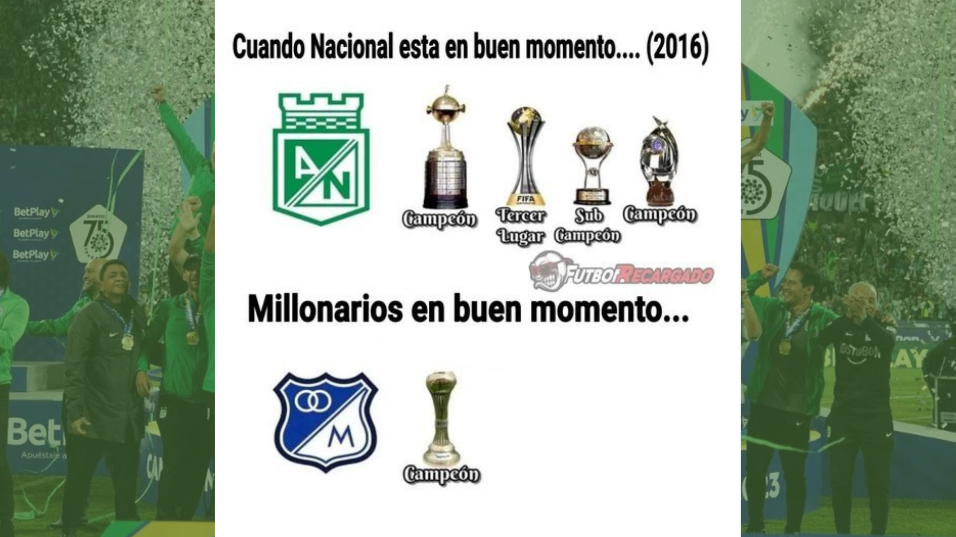 Millonarios Nacional Memes