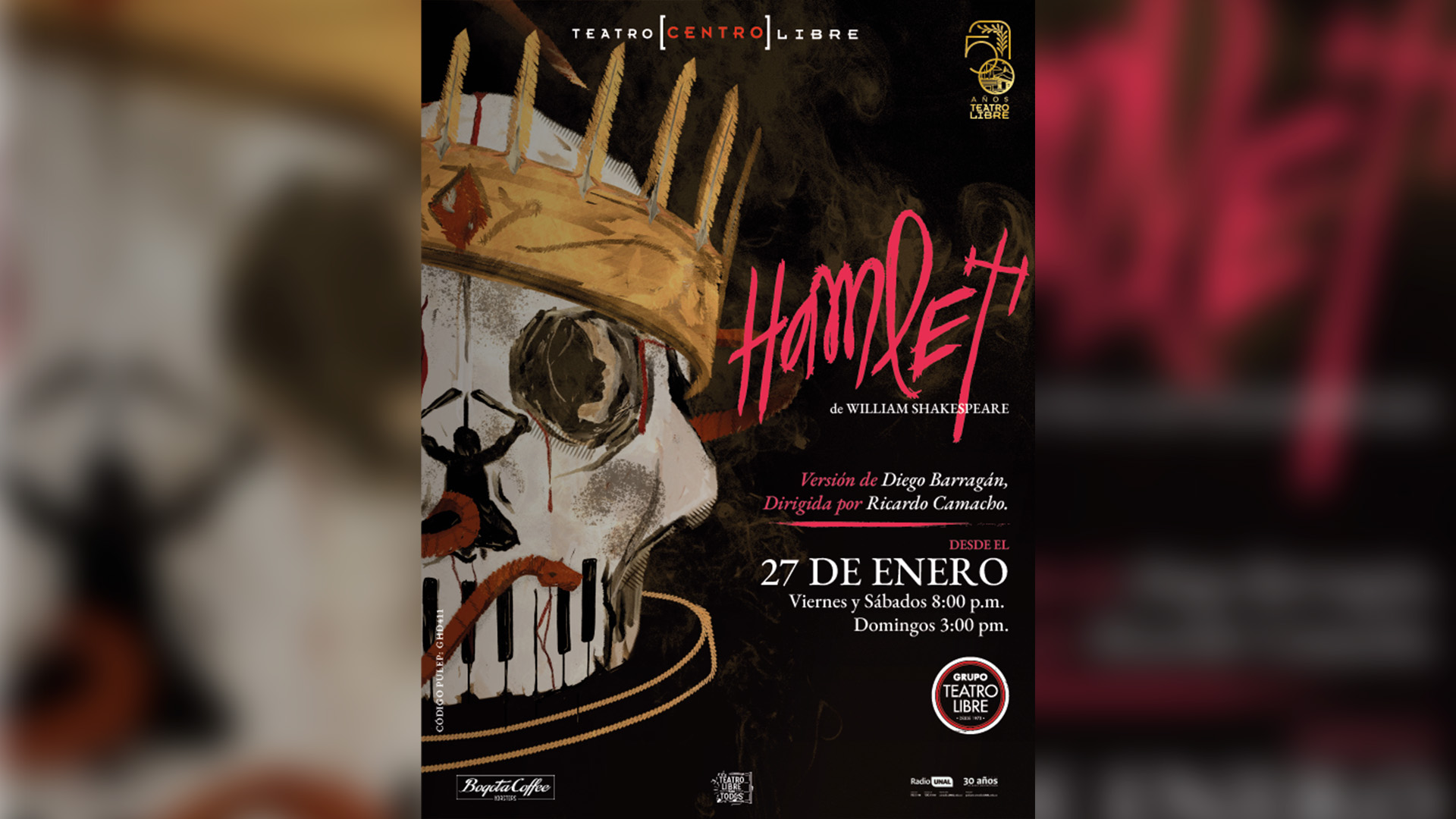 Hamlet” La Obra Que Se Toma El Teatro Libre En Bogotá Por Sus 50 Años Infobae