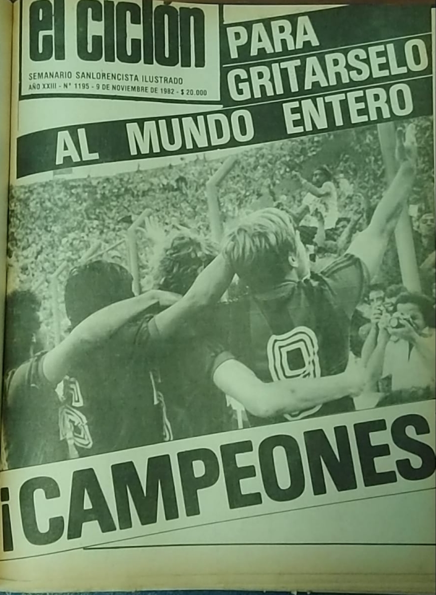 A 40 Años Del Histórico Ascenso De San Lorenzo De Almagro De La