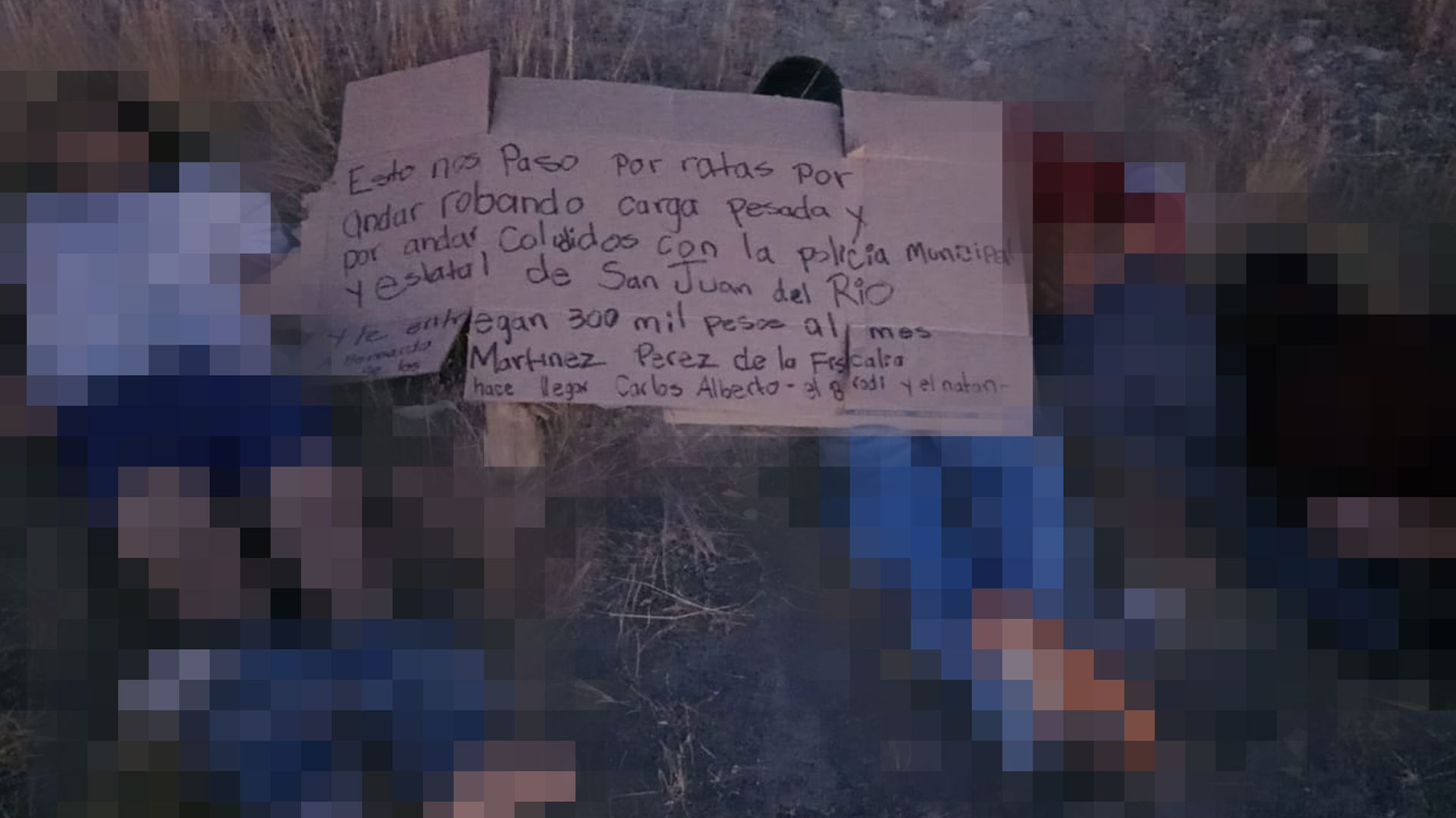 Відкриття Macabre чотири тіла покинуті на кордоні Керетаро та Едомекс Infobae