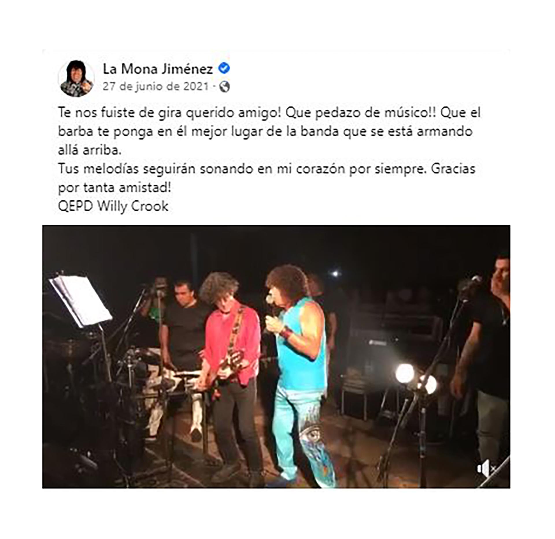 El Disco Póstumo De Willy Crook Y Su Impensada Amistad Con La Mona