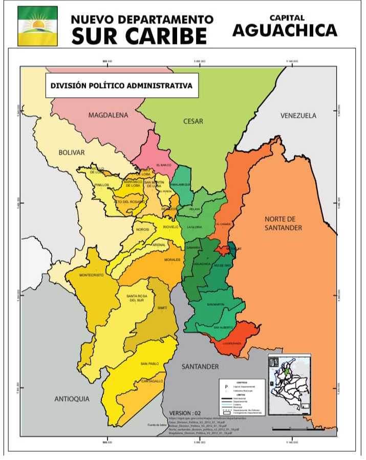 Prueba Del Mapa De La Región Sureste Prueba 5 Zona Centro, Sur,