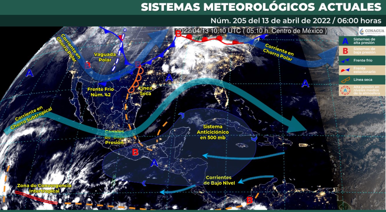 Clima En México Para El 13 De Abril Fuertes Vientos Y Tolvaneras En El