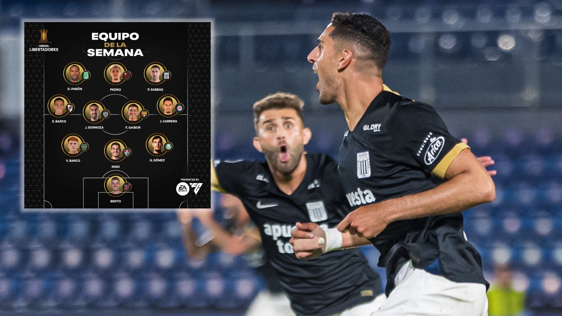 Alianza Lima Pablo Sabbag Fue Elegido En El Once Ideal De La Conmebol