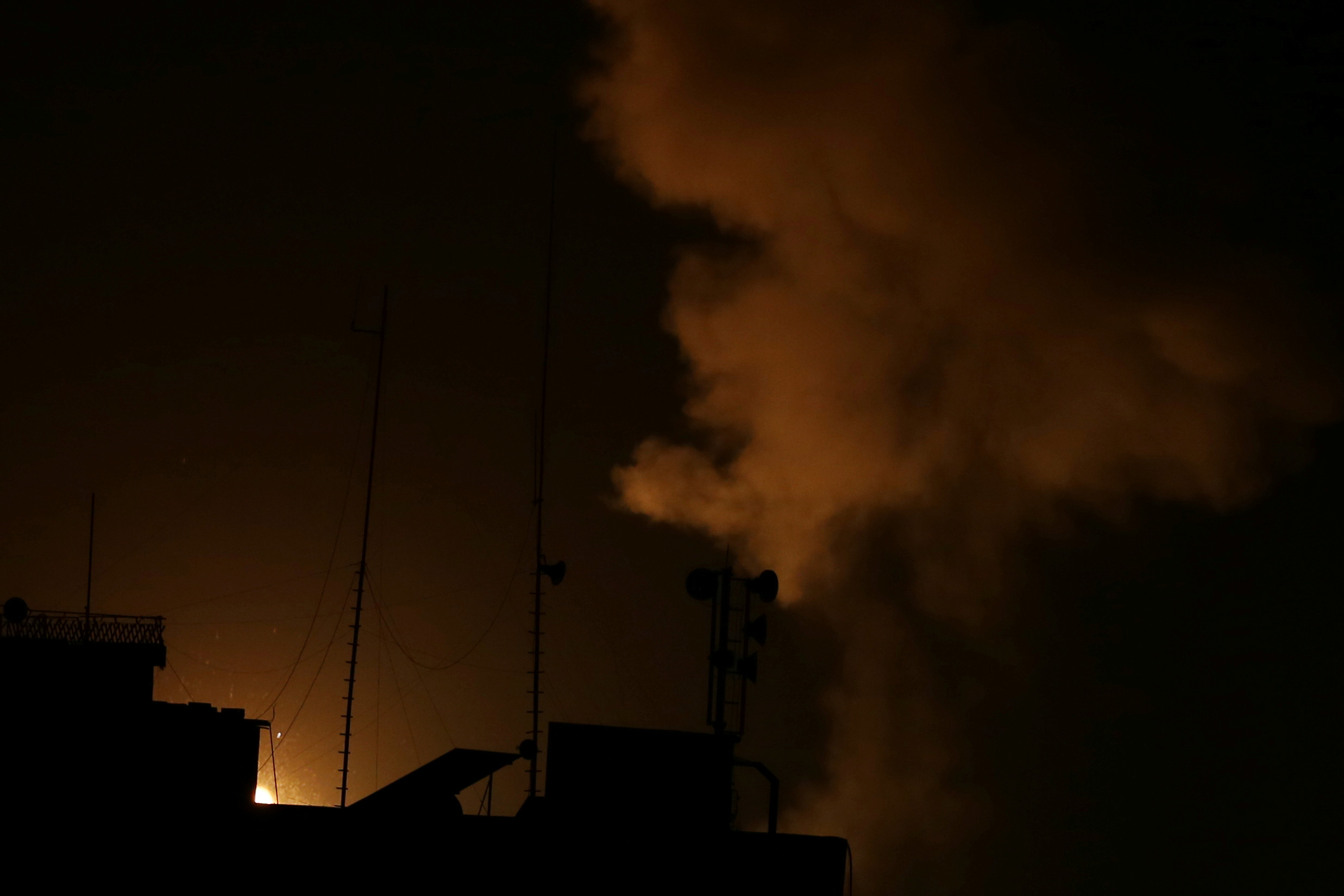 Israel Bombardeó Varias Instalaciones Militares De Hamás En Gaza Como 1634