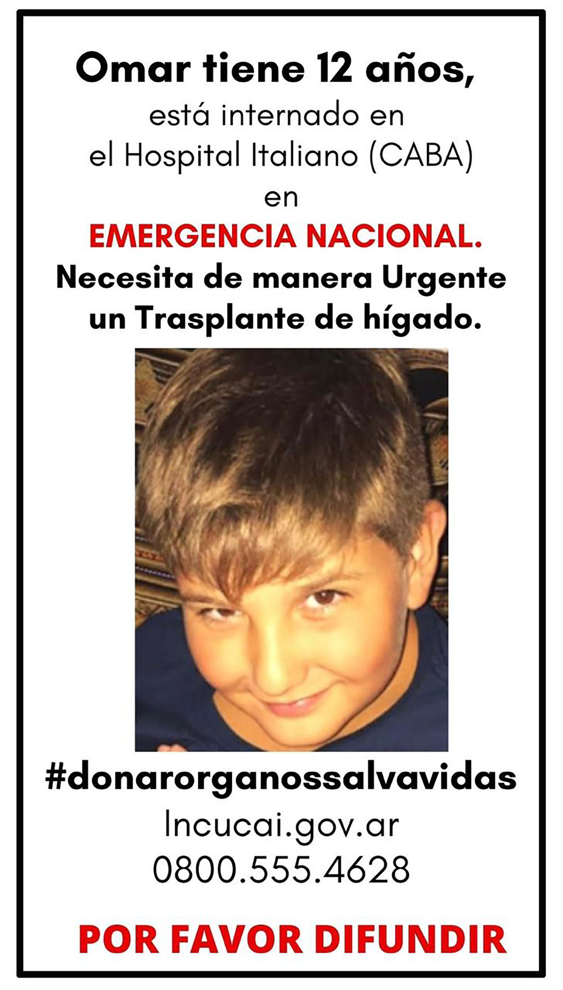 Un Niño De 12 Años Necesita Un Trasplante De Hígado Urgente Infobae