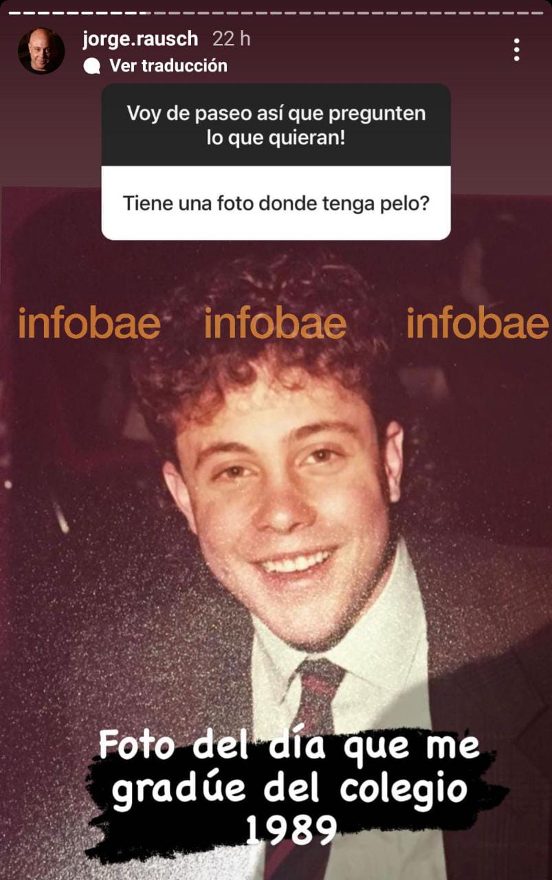 Jorge Rausch Desempolvó El álbum Y Mostró Cómo Lucía Cuando Tenía