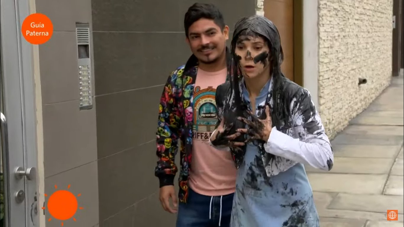 María Grazia Gamarra Debutó En ‘al Fondo Hay Sitio Y Fue Empapada Con
