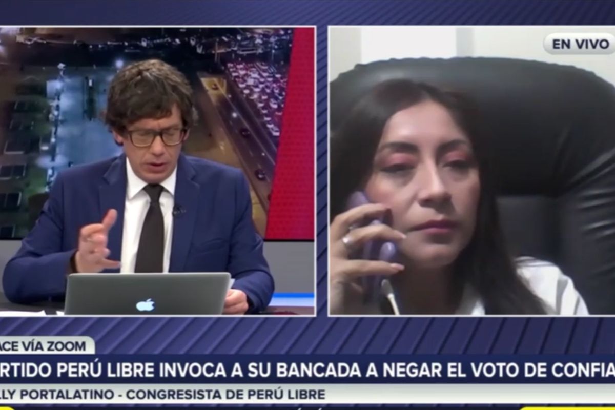 Kelly Portalatino De Perú Libre No Descarta Darle El Voto De 0566