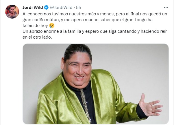 Artistas Nacionales E Internacionales Se Despiden De Tongo Con Emotivos Mensajes En Redes