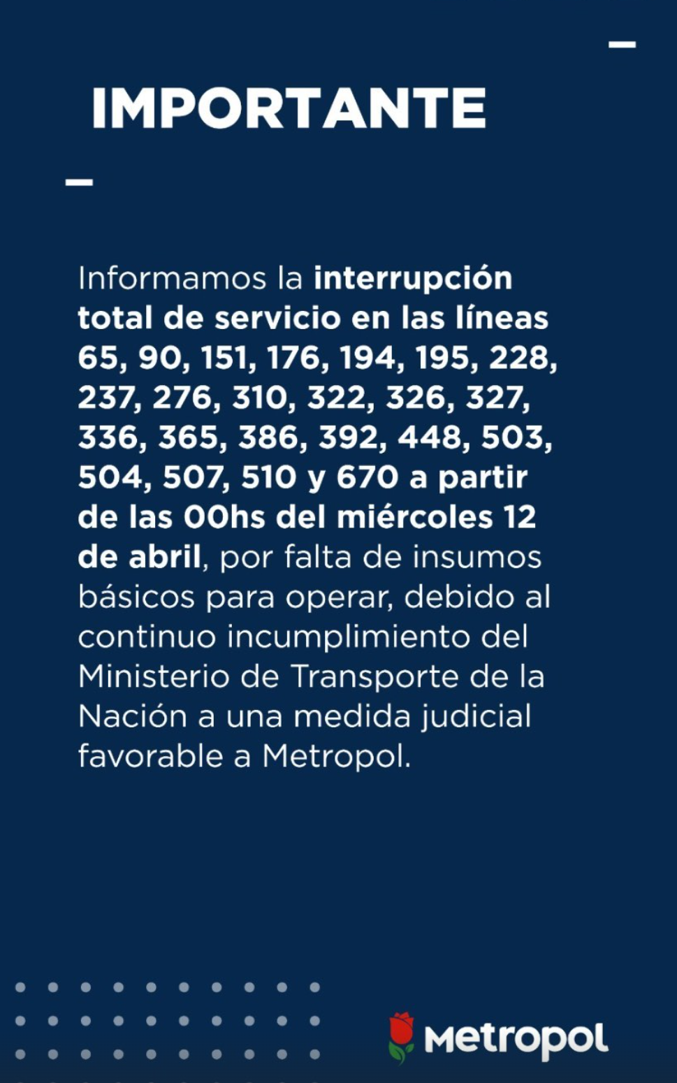 Rige El Paro De Colectivos Y Más De 30 Líneas No Circulan En Todo El 0068