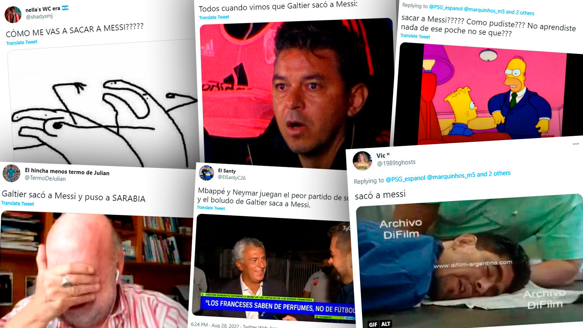 Los Mejores Memes Por El Cambio De Messi En El Psg Y Su Mueca En El