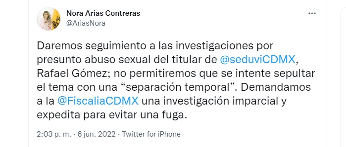 Cdmx Destituyeron De Su Cargo A Titular De La Seduvi Por Acusaciones