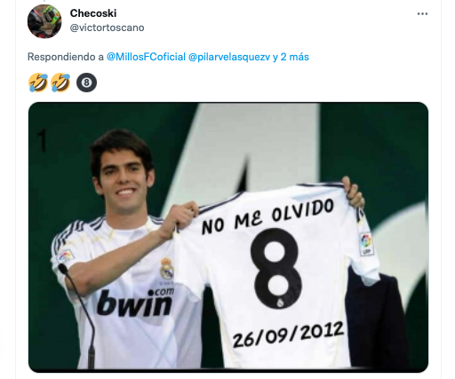 Найкращі меми після візиту бразильця Каки в Міллонаріос Infobae