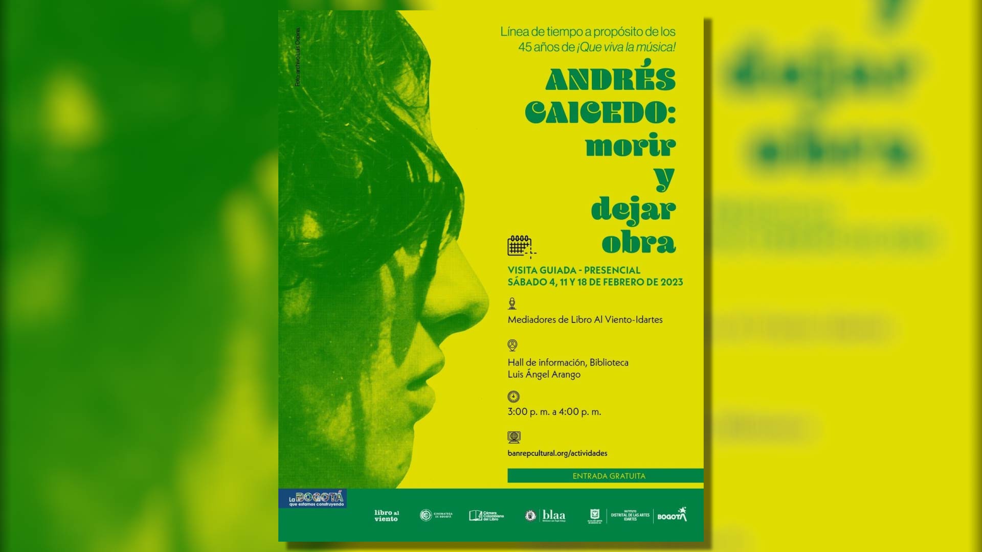 “andrés Caicedo Morir Y Dejar Obra” Conozca La Programación De Las Visitas Guiadas En La
