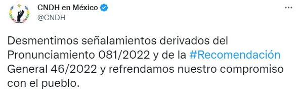 En Sincronía Con La Mañanera La Cndh Reiteró Que Busca Incidir En La