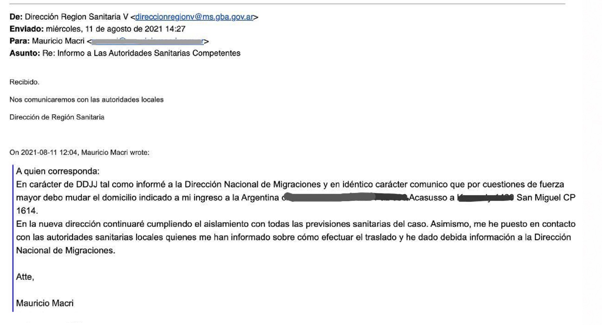 El Gobierno Bonaerense Acusó A Mauricio Macri De Violar La Cuarentena Y 3939