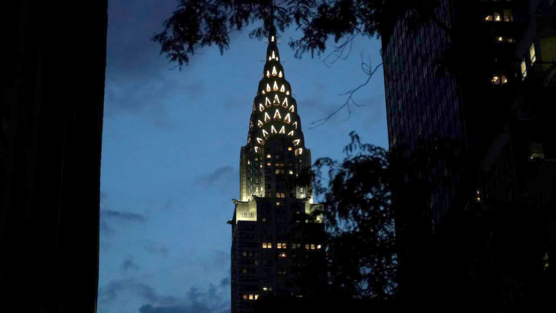 Edificio Chrysler De Noche