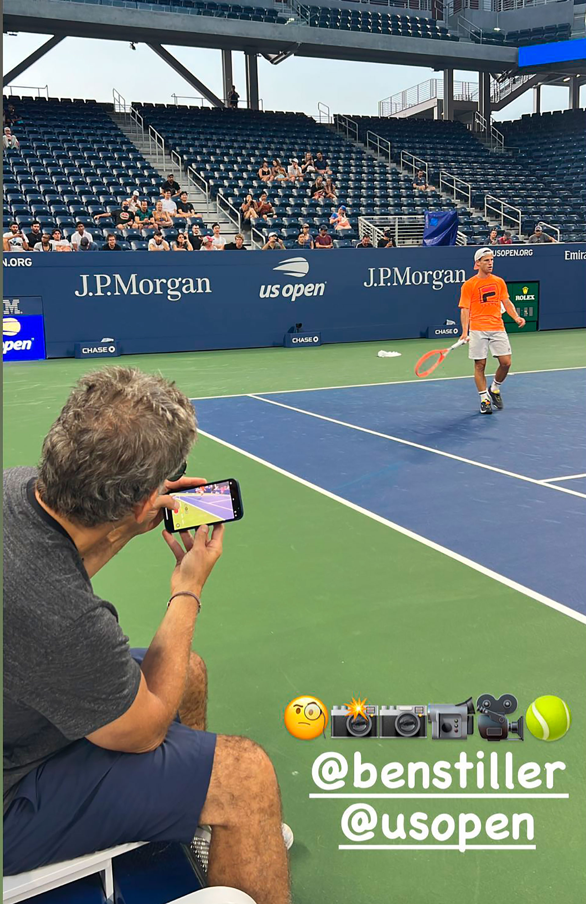 Los detalles de la divertida práctica del Peque Schwartzman con Ben ...