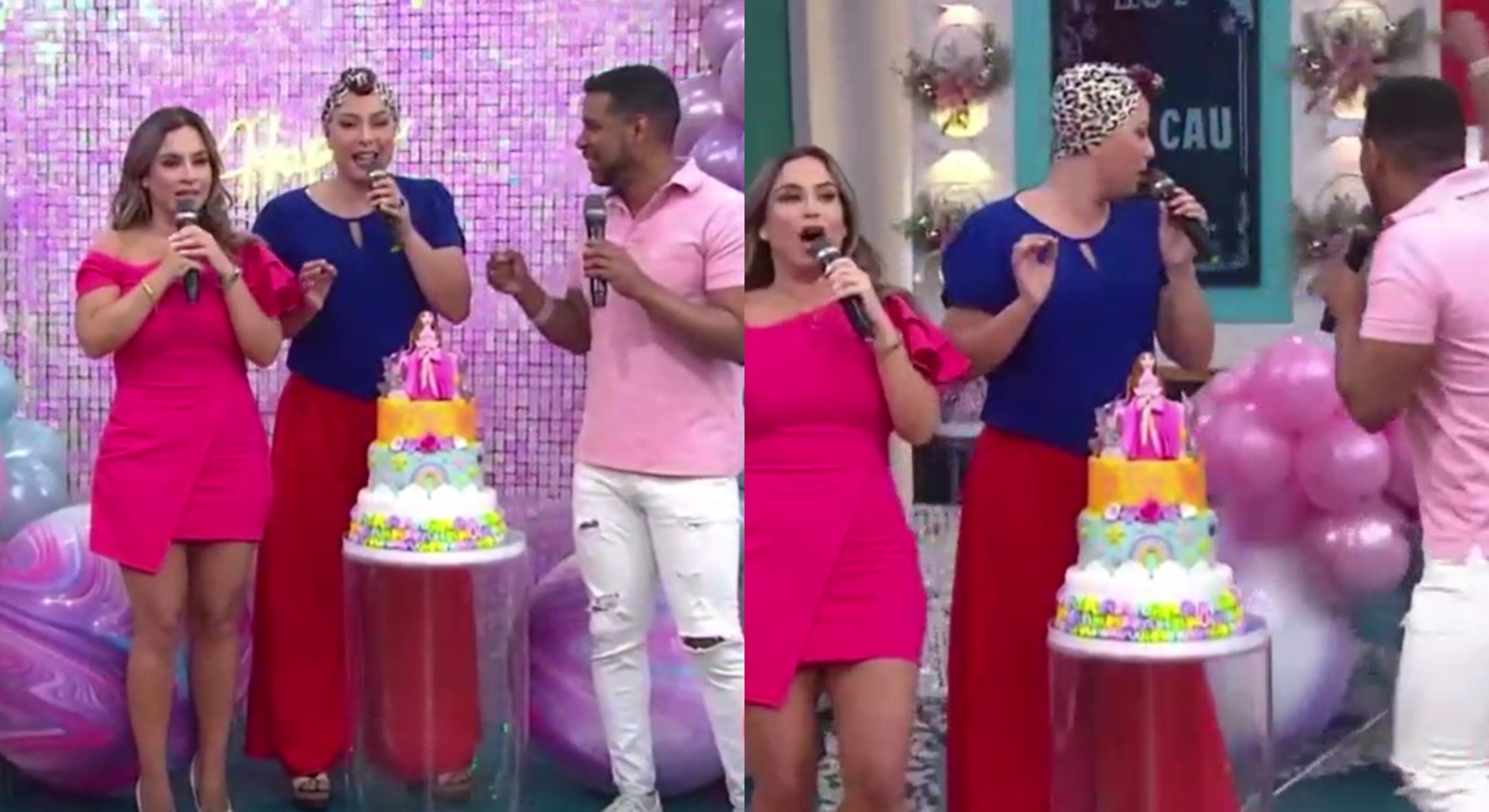 Decoración Completa Por El Cumpleaños De Ethel Pozo Se Cayó En Plena Transmisión De ‘américa Hoy 