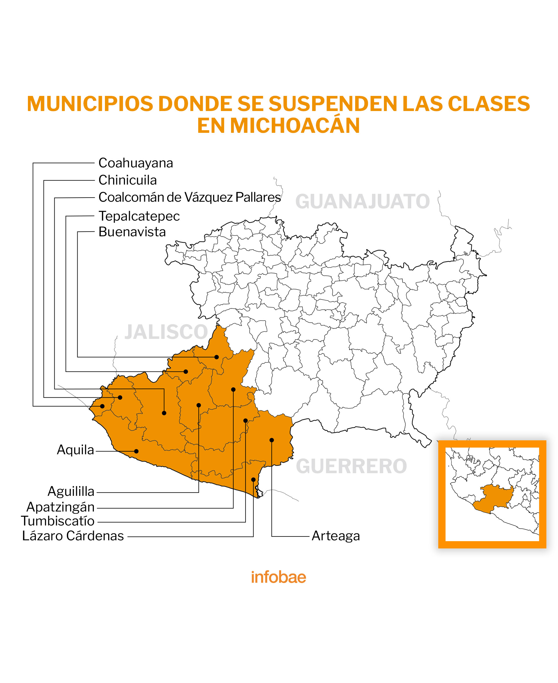 Michoacán Suspendió Las Clases En Más De 10 Municipios Por Afectaciones