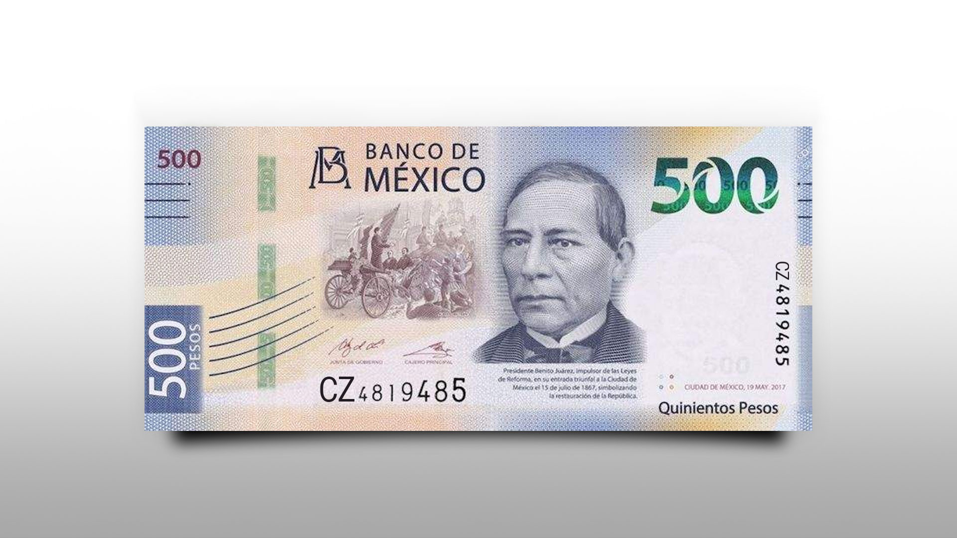 Despensa Penitencia Asombrosamente Nuevo Billete 500 Pesos Descanso Despensa Penitencia Asombrosamente Nuevo Billete 500 Pesos Descanso