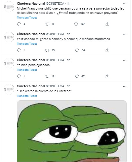La Cineteca Nacional Aclaró El Supuesto Hackeo De Su Cuenta De Twitter Infobae