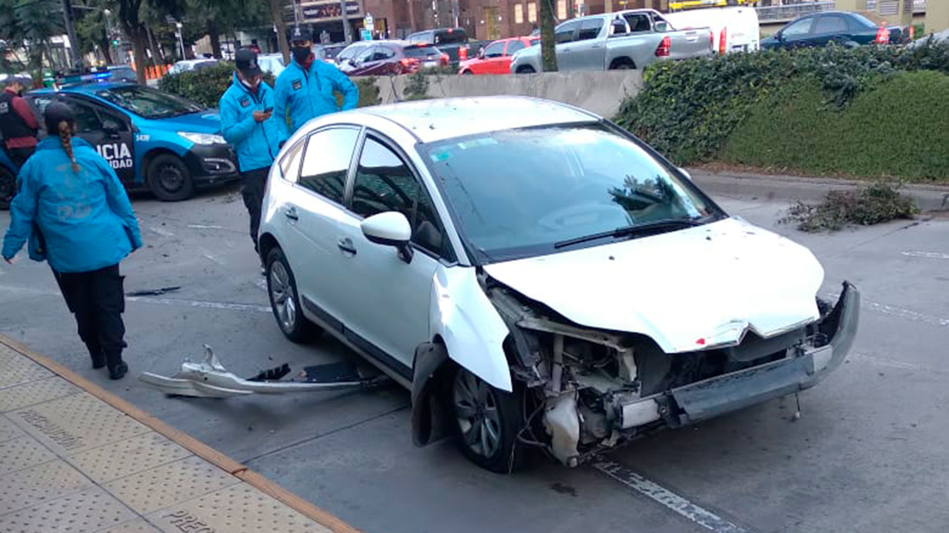 Locura En La 9 De Julio Un Joven De 20 Años Evadió Un Control Quiso