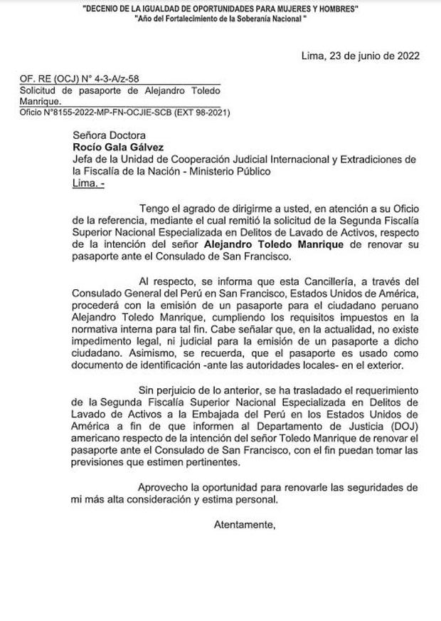 Poder Judicial Citó A Alejandro Toledo Como Testigo Al Juicio Contra