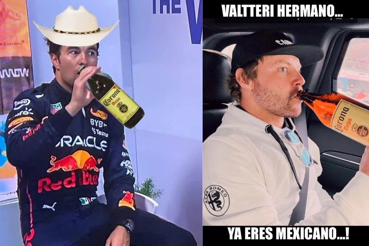 Una Caguama Pa La Sed” El épico Festejo Del Piloto Valtteri Bottas Tras El Gp De México Infobae