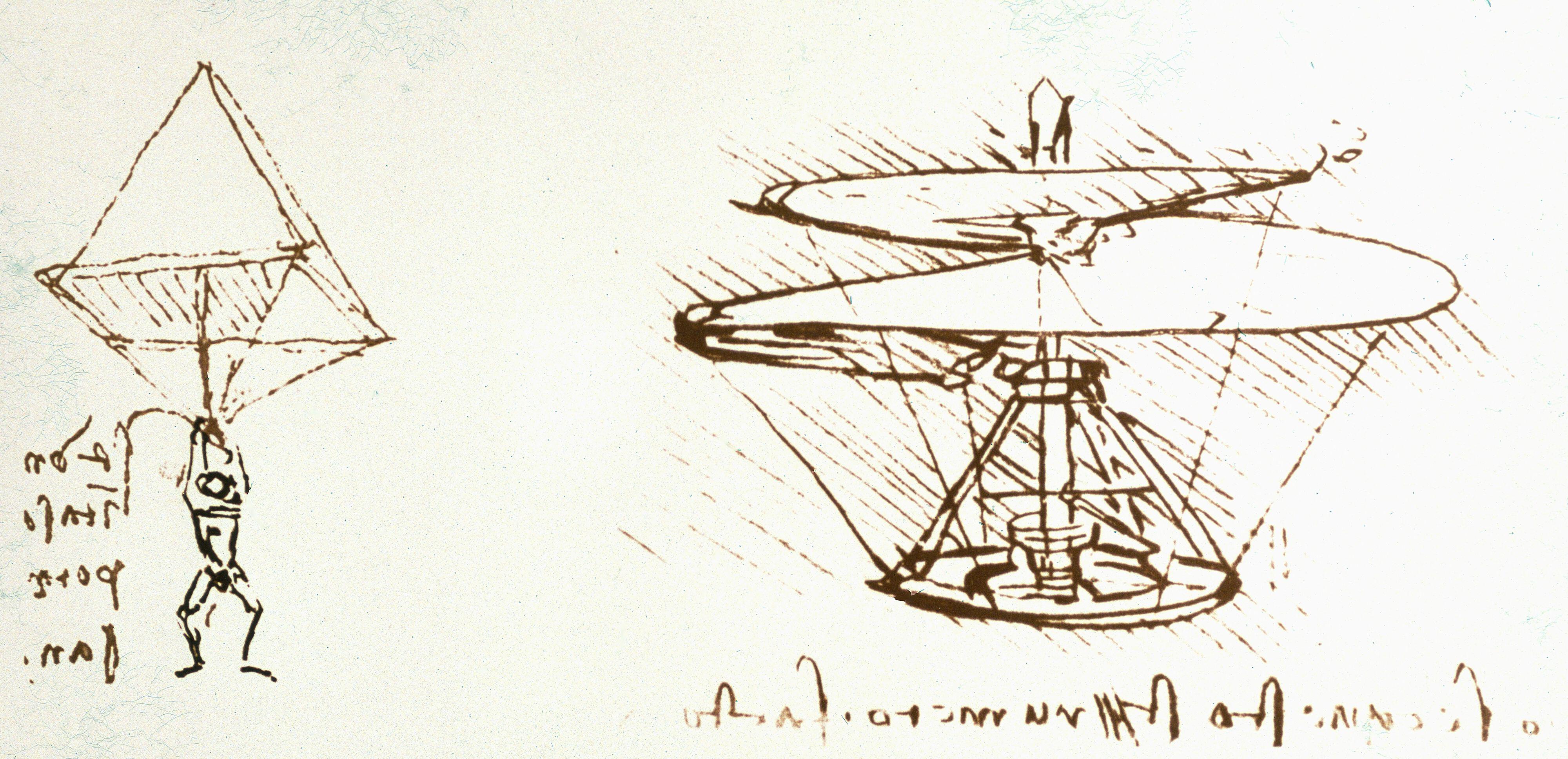 Dibujos De Leonardo Da Vinci A Maquina