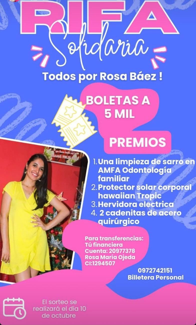 Diario Hoy Todos Por Rosa Organizan Rifa Solidaria Para Periodista
