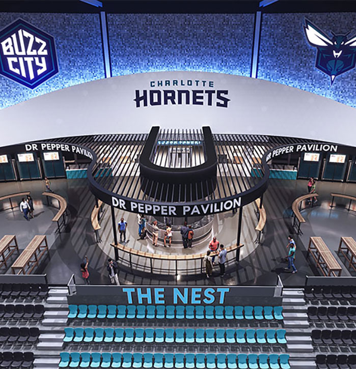 Charlotte Hornets Arena Spectrum Center, Section 222, Home Of