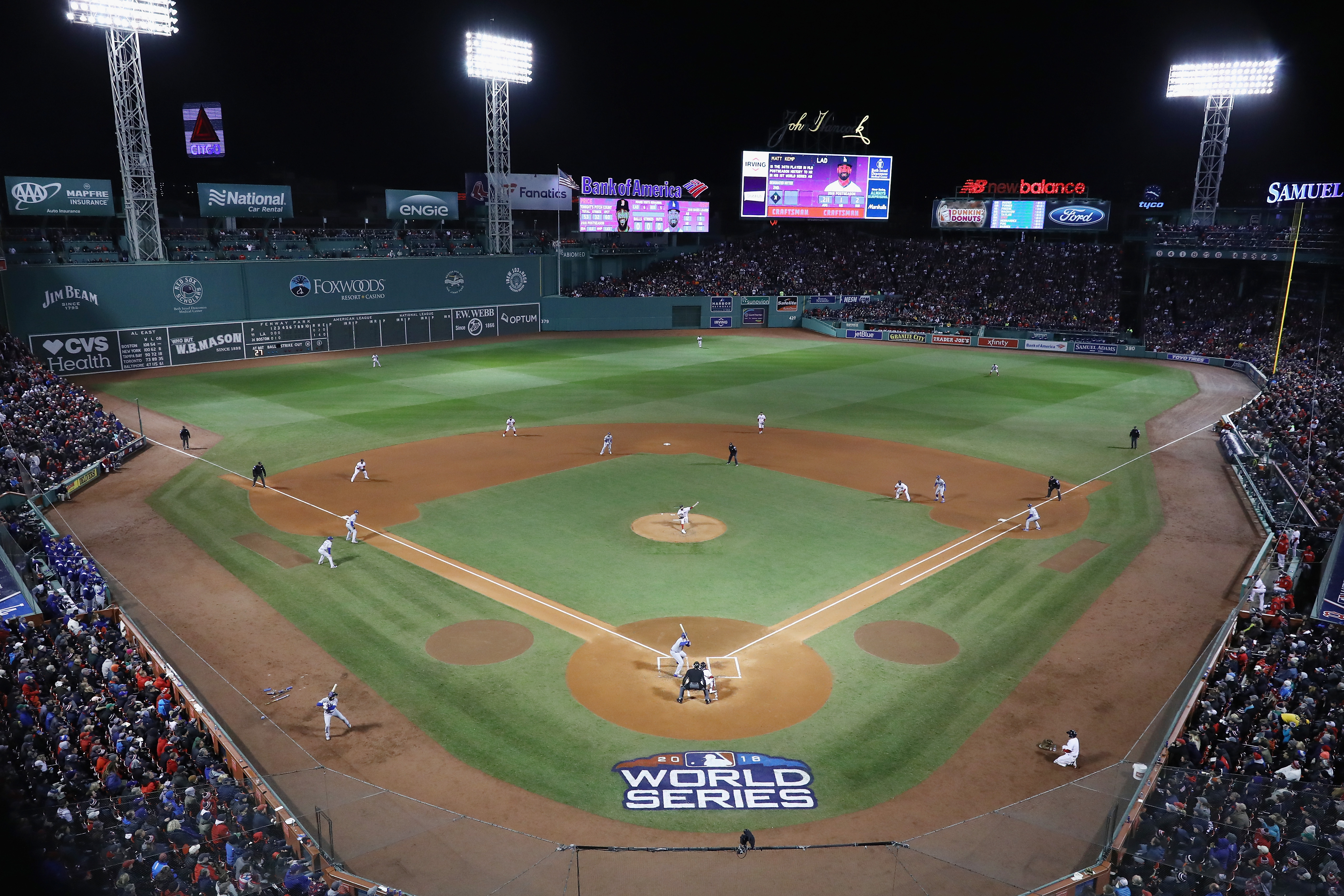 Fenway Park At Night World Series