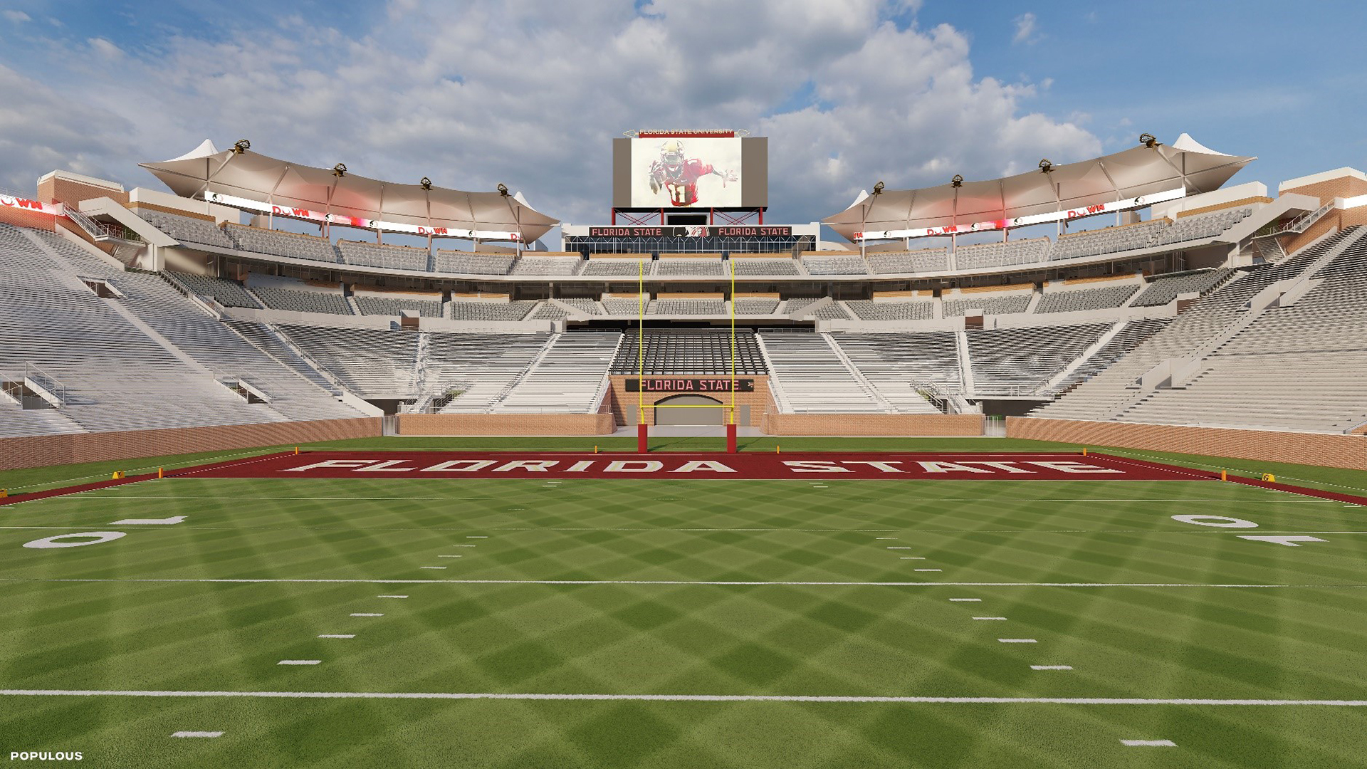 Estadio De Futebol Fsu Bobby Bowden Field At Doak S. Campbell Stadium