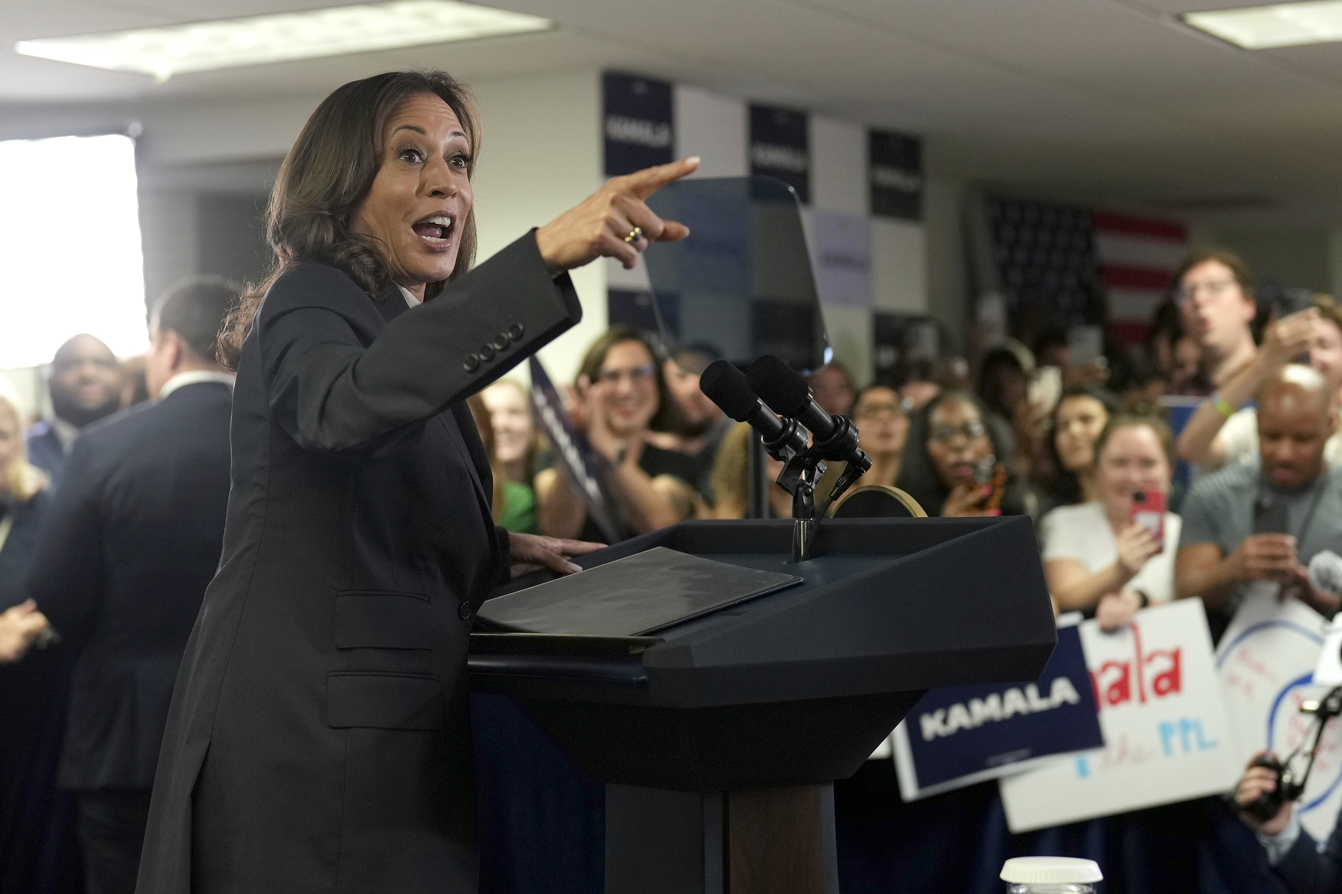 Pour Kamala Harris, l’élection sera «un choix entre la liberté et le chaos»
