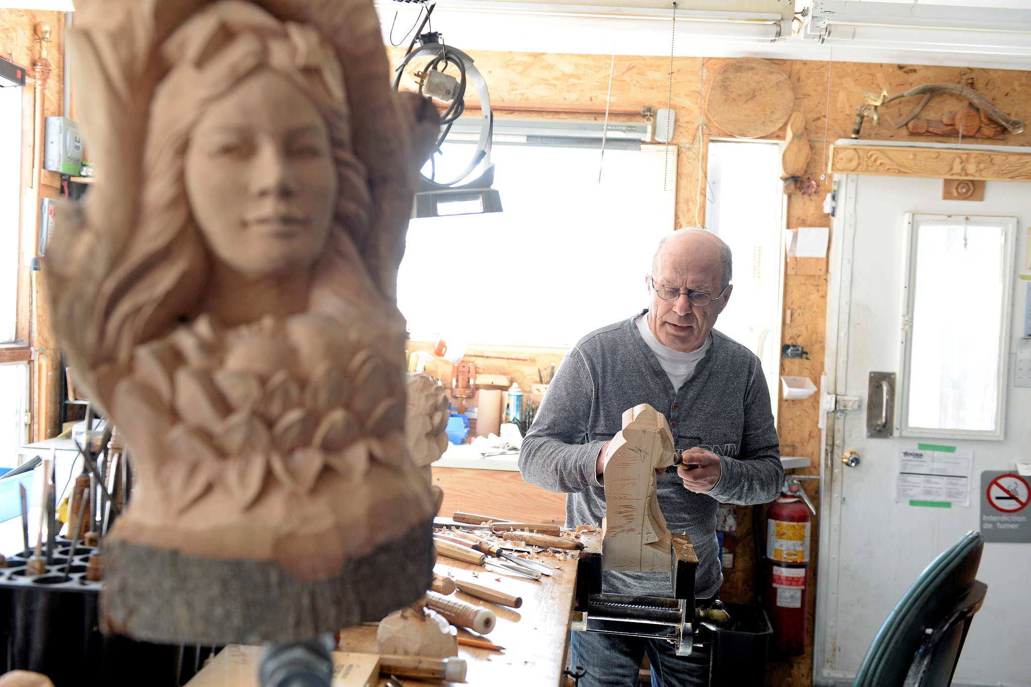 Les Amis de Victor Dallaire lui rendent hommage en sculpture