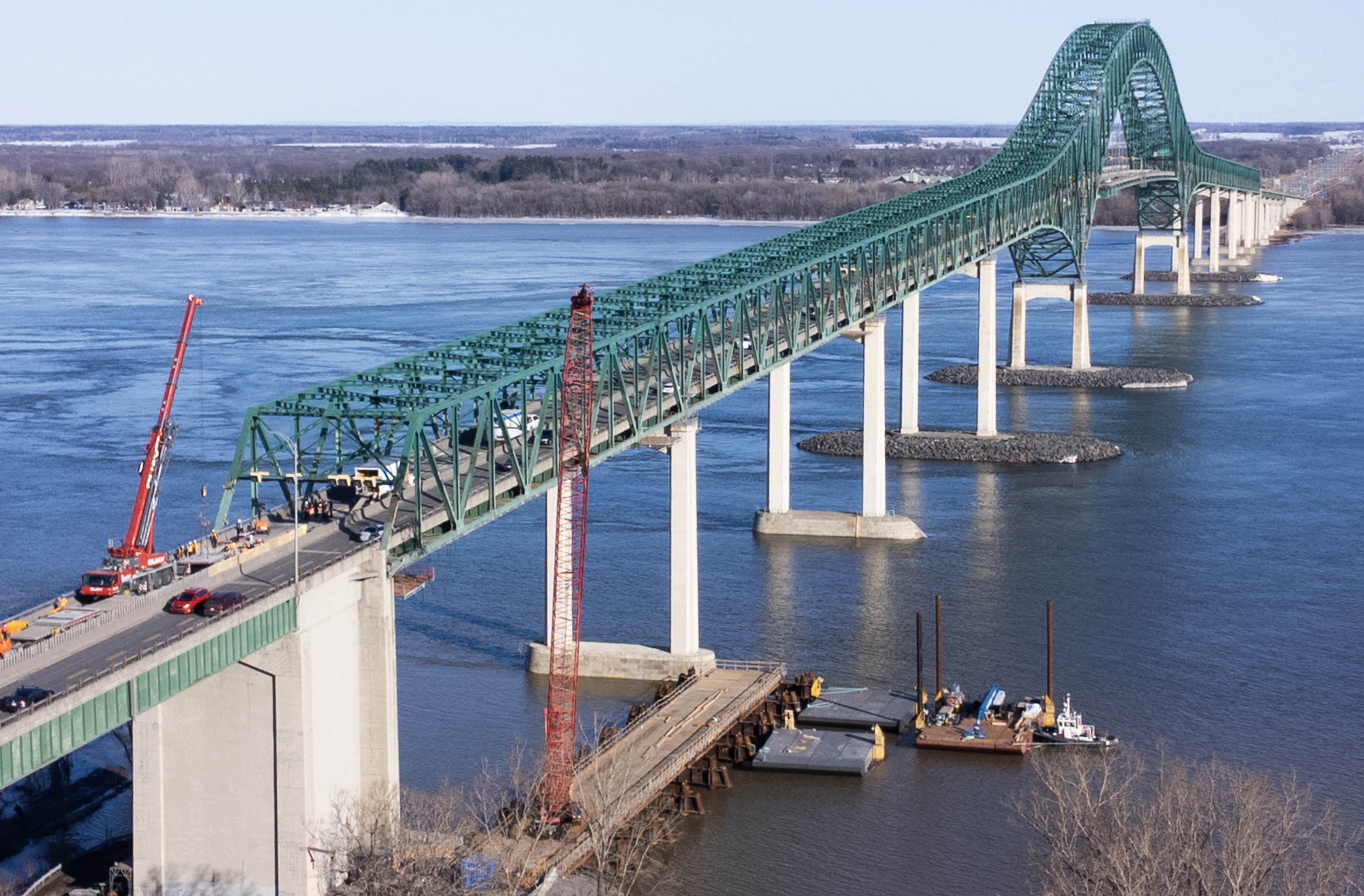 Pont Laviolette: un vendredi de répit pour les automobilistes