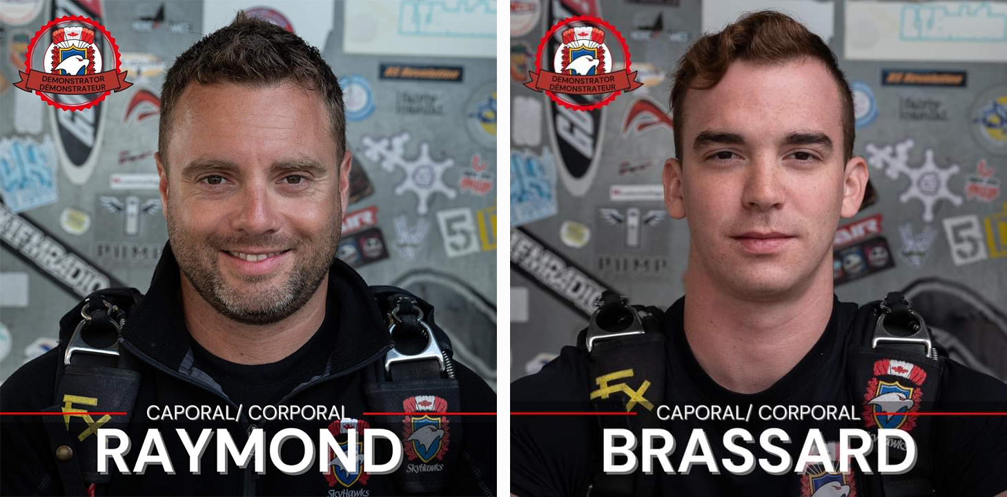 Deux militaires de Bagotville parmi les SkyHawks