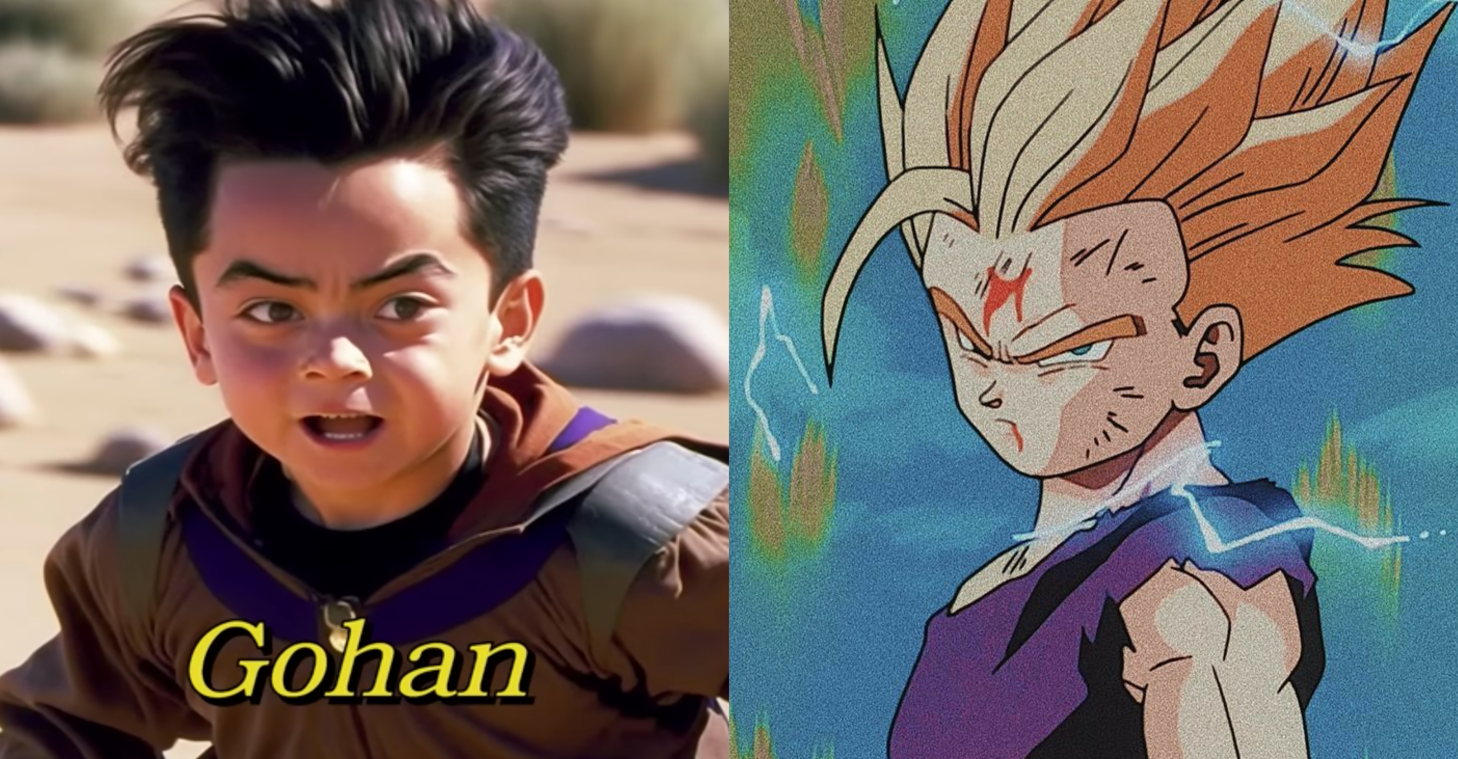 Gohan Na Vida Real Cómo Se Vería Gohan En La Vida Real, Según La