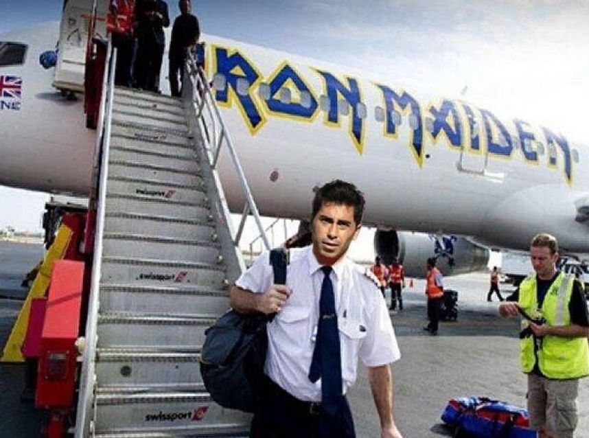 Memes Avion Iron Maden