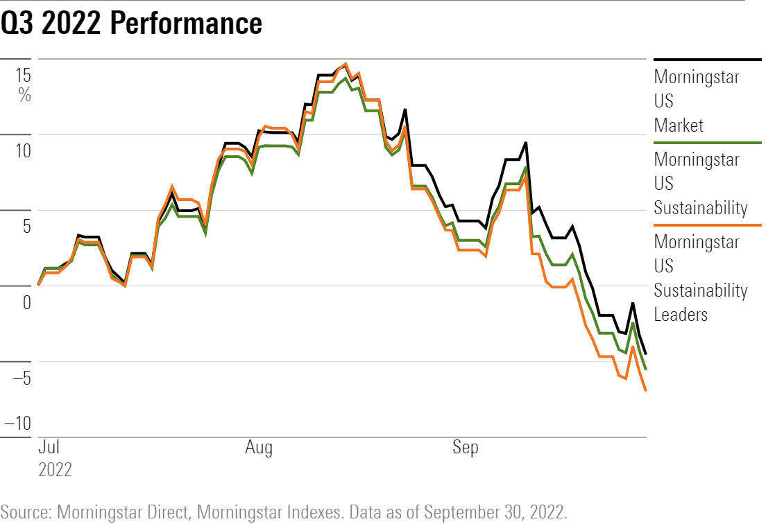 Sustainable-Investing Performance Struggled Again for Q3 | Morningstar
