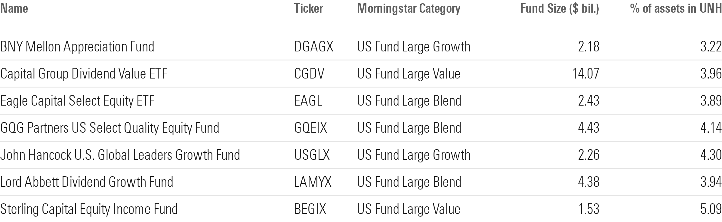 What UnitedHealth Group’s Plunge Means for Large-Cap Funds | Morningstar