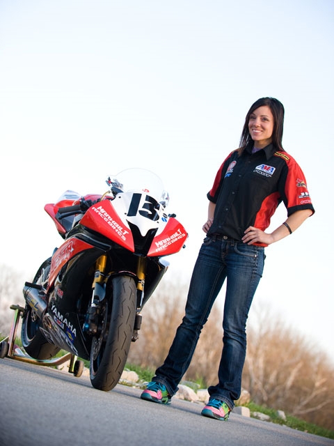 Melissa Paris Motorcycle Rider