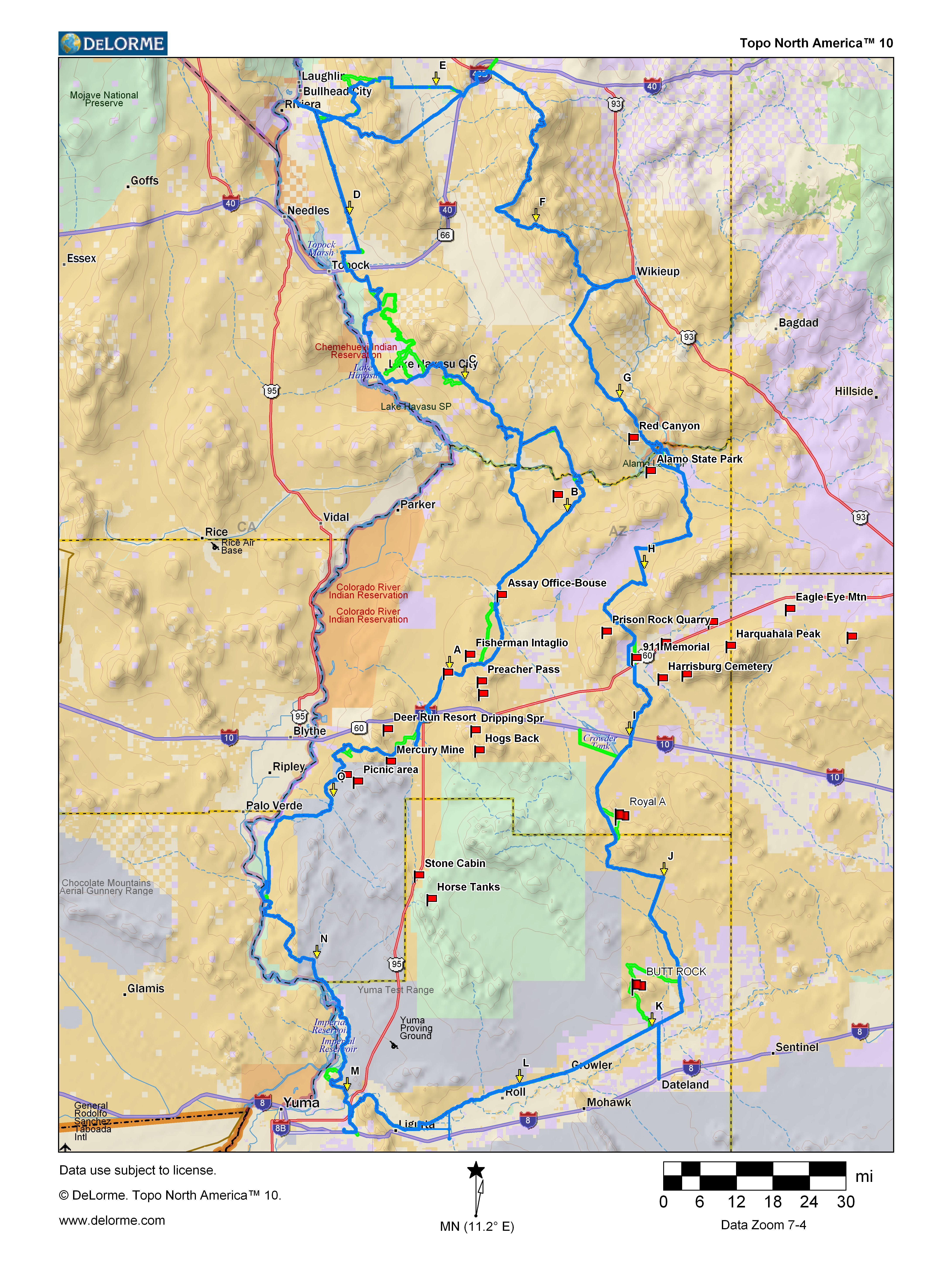 Arizona Atv Trails Map