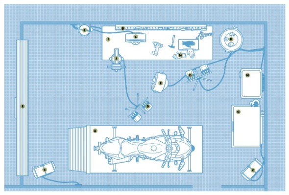 Motorcycle Workshop Floor Plans