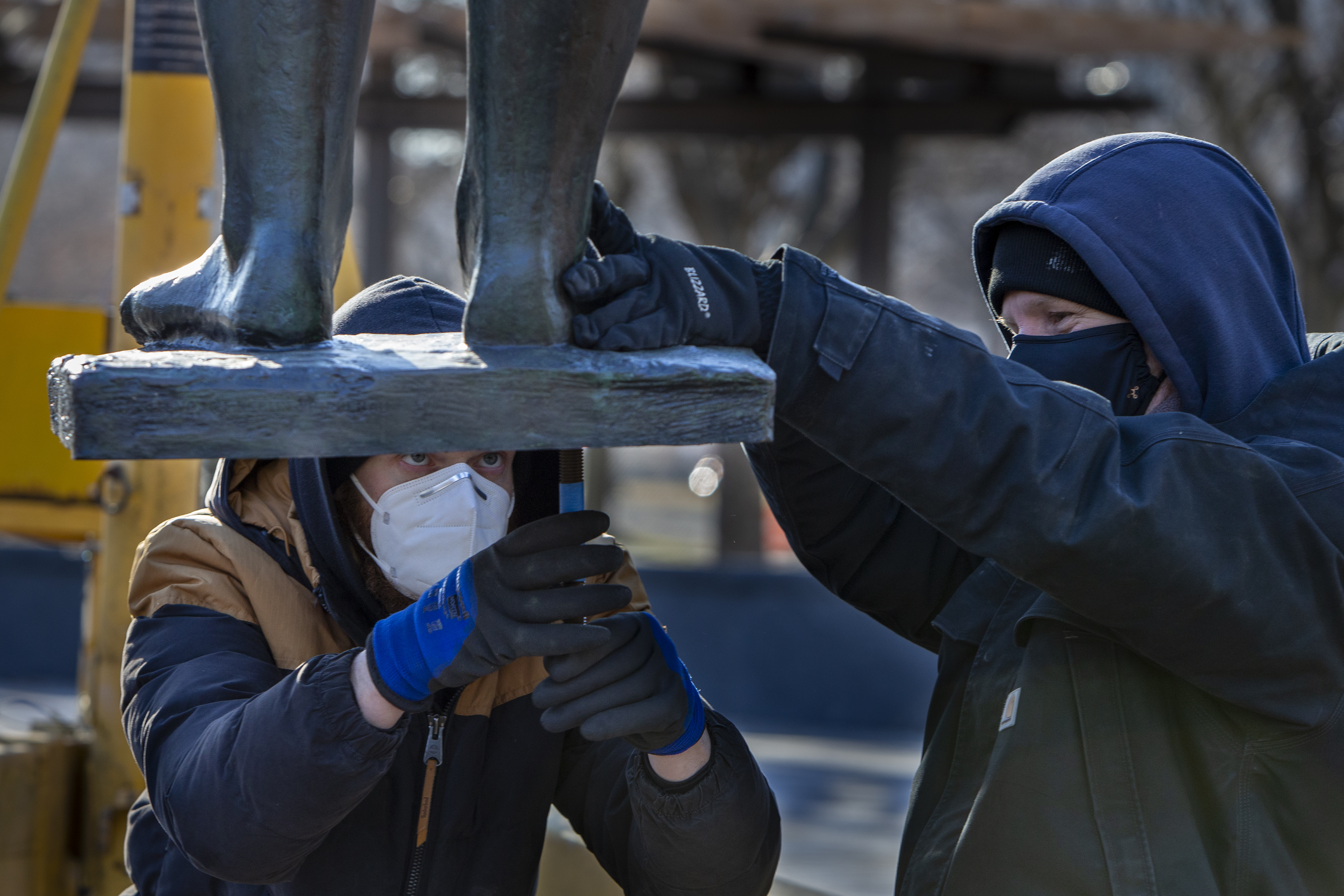 Gerhard Marcks 'Maya' sculpture on Philadelphia Parkway again