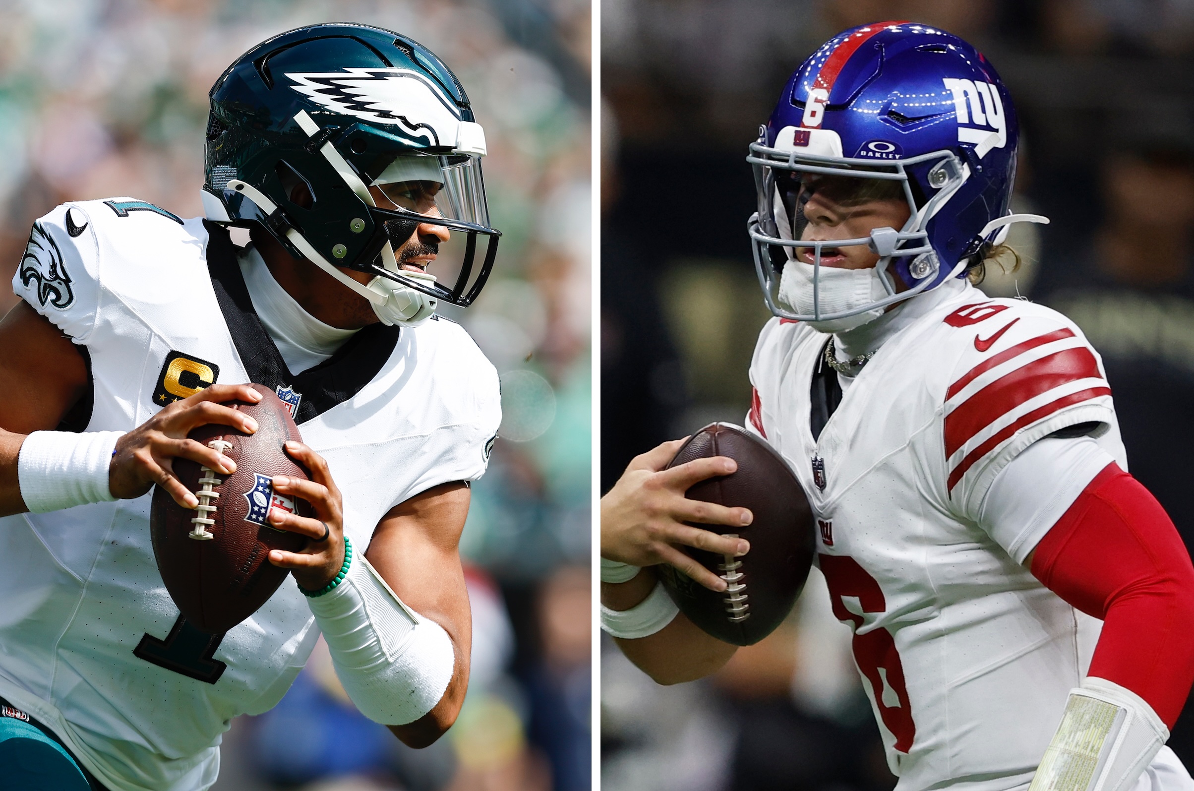 NFL: Jaxson Dart tem estilo de jogo parecido com Jalen Hurts