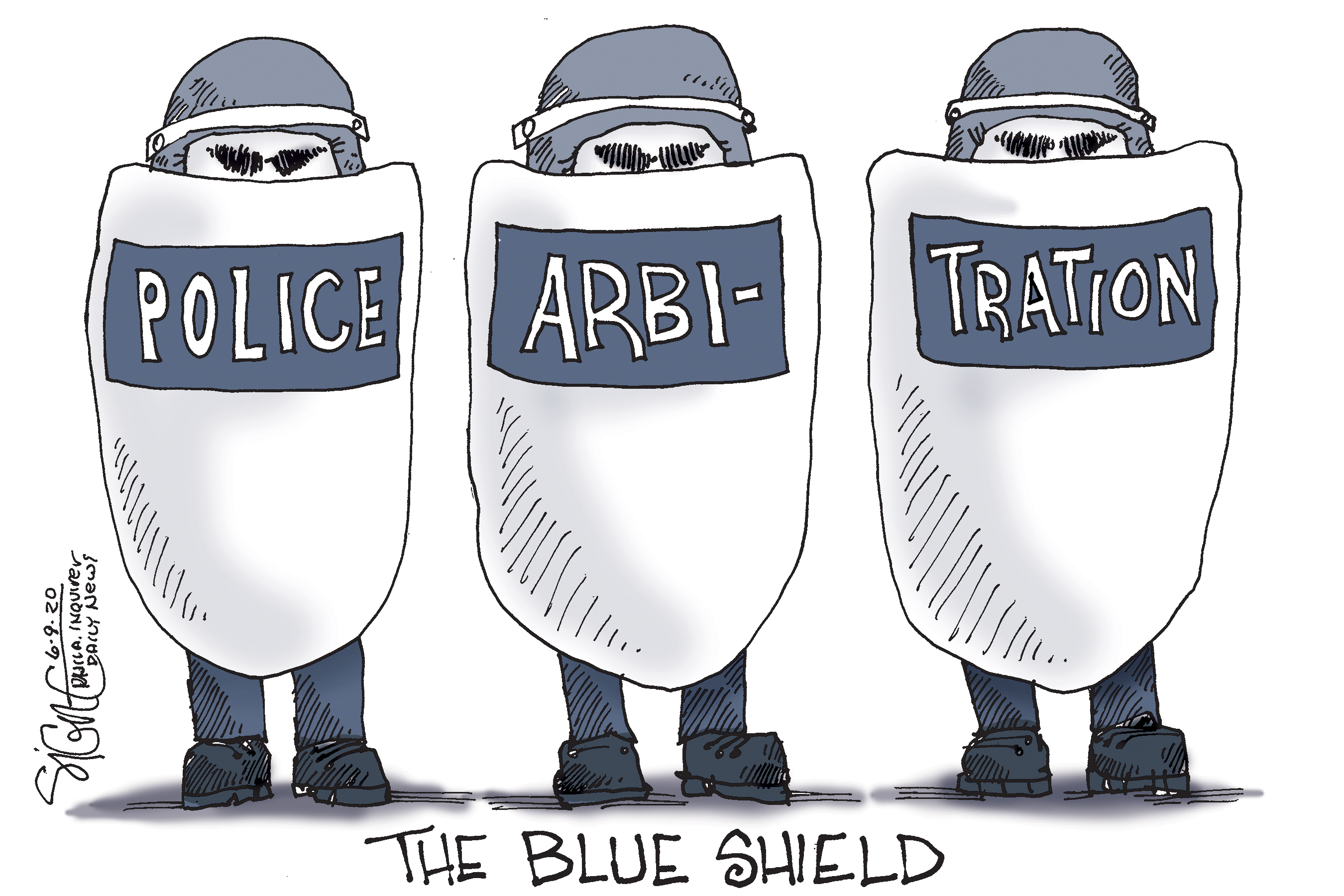 Police Politician Cartoon